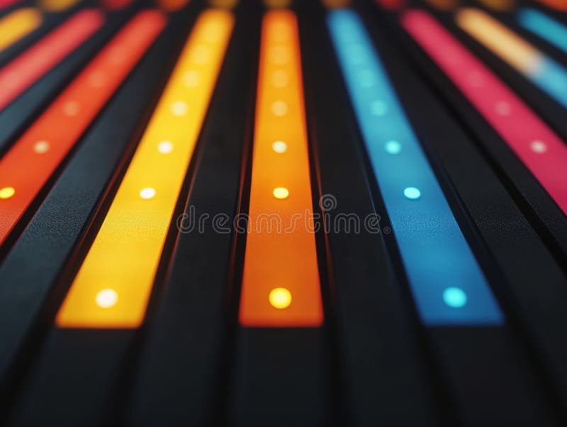 Close Up Pixelated Screen Display Vivid Colors Stock Photos - Free ...