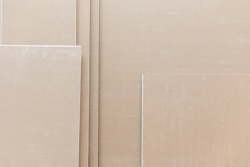 Close Up of Plasterboard, a Type of Drywall Made of Plaster between Two ...