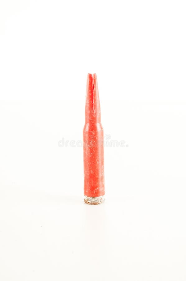 Close-up of plastic bullet stock image. Image of single - 147441573