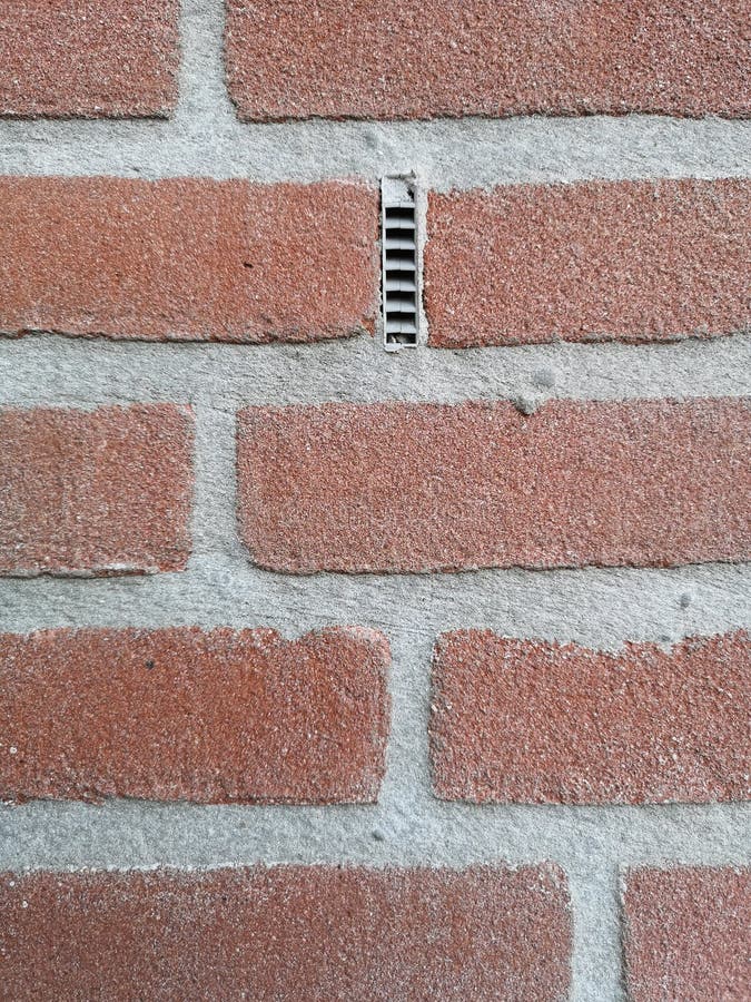 Close-up of a Plastic Grid between Bricks Stock Image - Image of ...