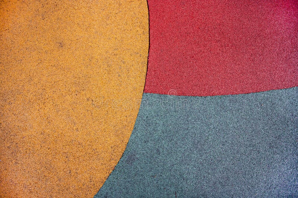 Close Up of Playground Colored Ground Stock Photo - Image of leisure ...