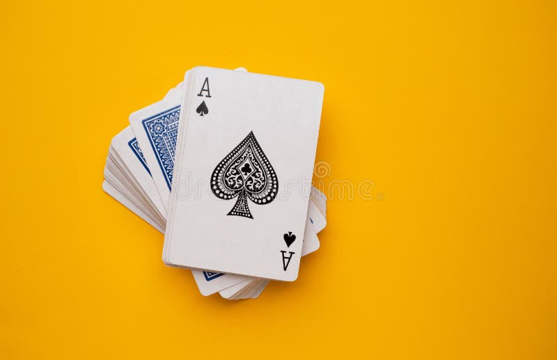 Close-up of playing cards stock image. Image of poker - 256024651
