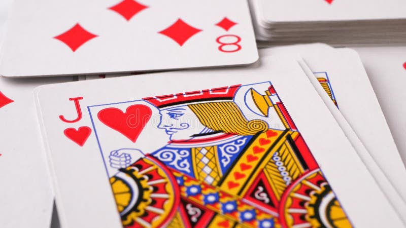 Close-up of playing cards stock video. Video of card - 255966299