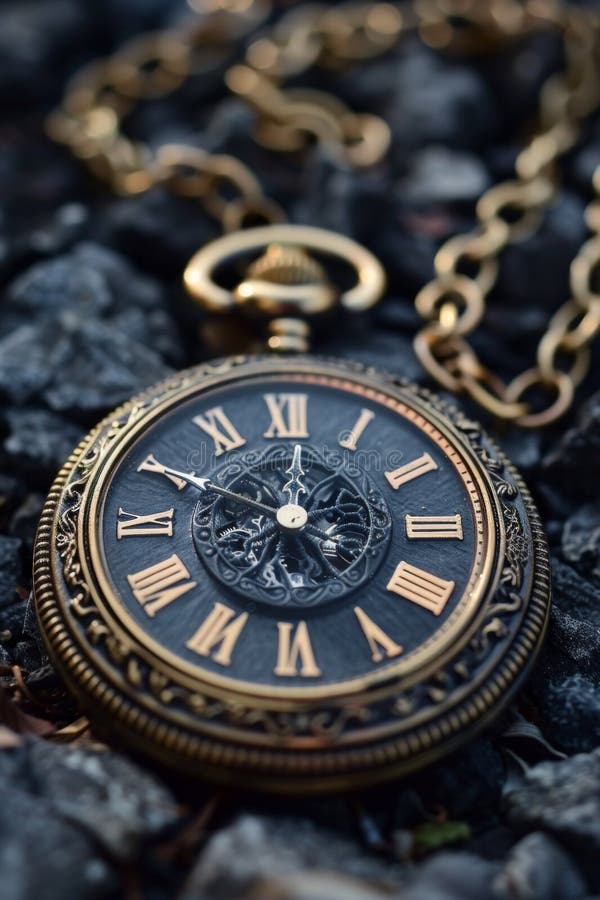 Close-up pocket watch stock photo. Image of design, paper - 34867296