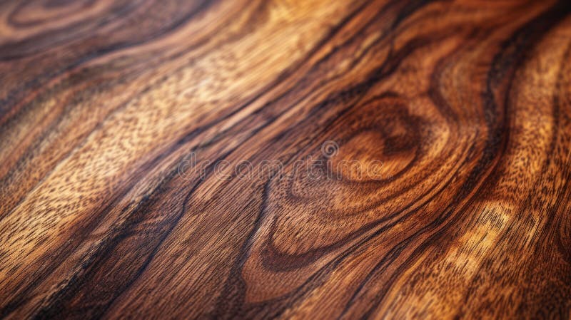 Close-up of Polished Wooden Texture with Natural Grain Patterns Stock ...