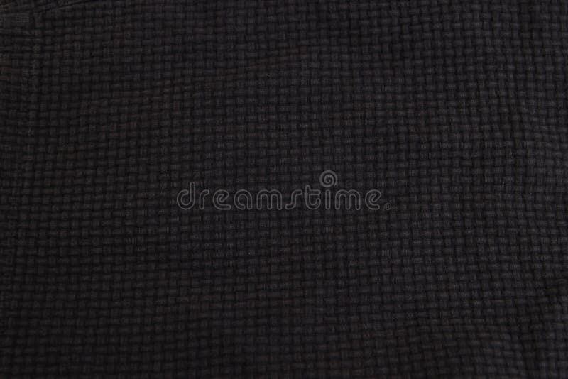Close-up Polyester Fabric Texture of Black Athletic Shirt with Ambient ...