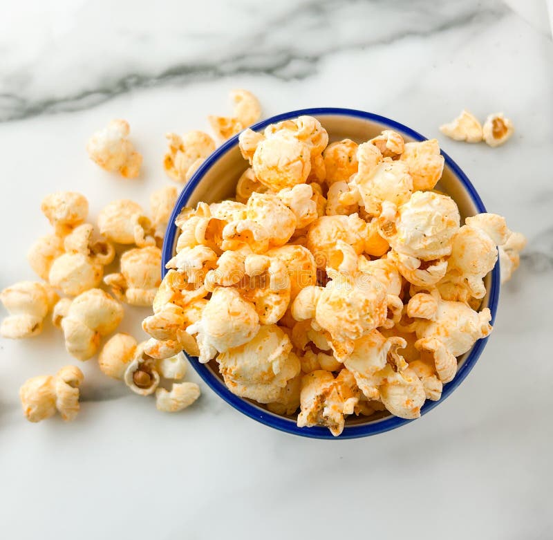 Close Up of Popcorn in a Cup Stock Image - Image of theater, cereal ...