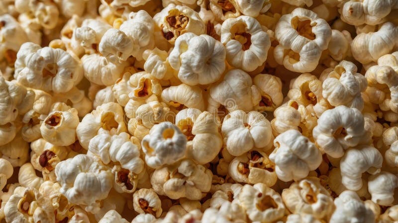 Close-up of Popcorn Kernels Showing Natural Texture and Shape Stock ...