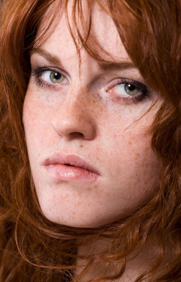 Close Up Portrait of a Beautiful Female Model Stock Image - Image of ...