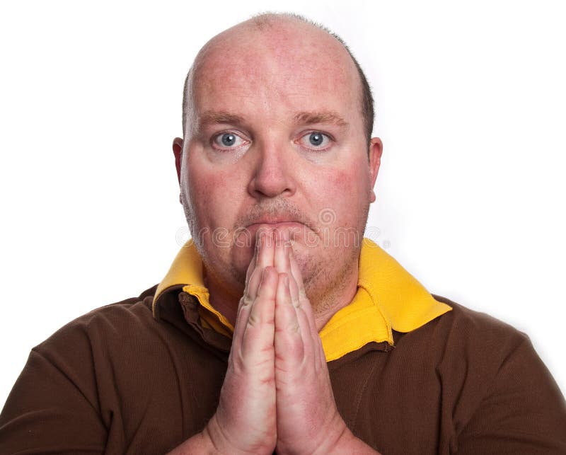 Close Up Portrait Capture of Overweight Male Stock Photo - Image of ...