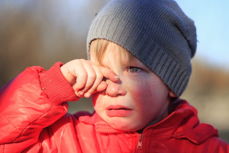 Close-up Portrait of an Emotional Boy in a Bad Mood Stock Image - Image ...