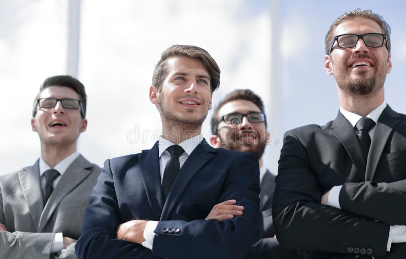 Portrait of a Group of Confident Business People Stock Image - Image of ...