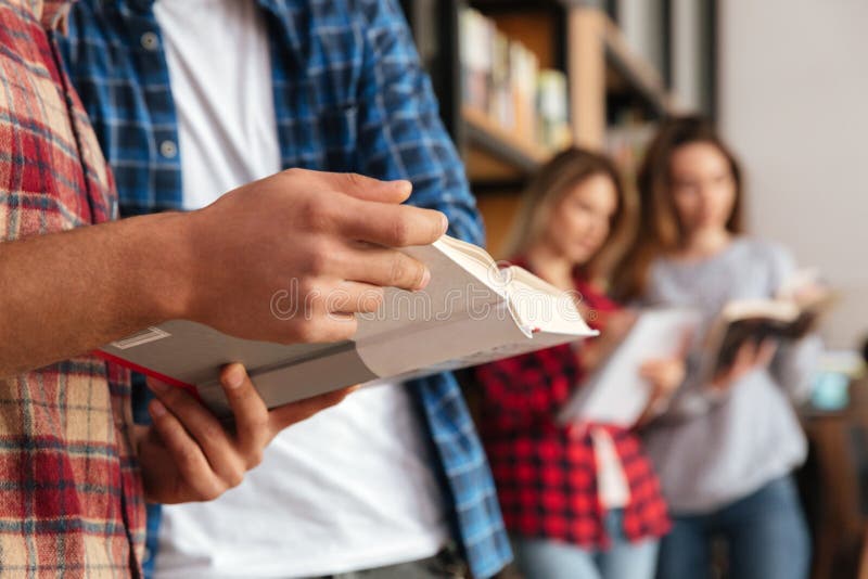 Close Up Portrait of a Group of Students Holding Books Stock Photo ...