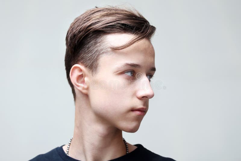 Young man face stock photo. Image of handsome, cheerful - 79502330