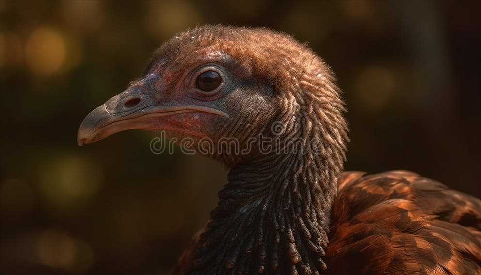 A Close Up Portrait of a Hawk, Focused on Its Beak Generated by AI ...