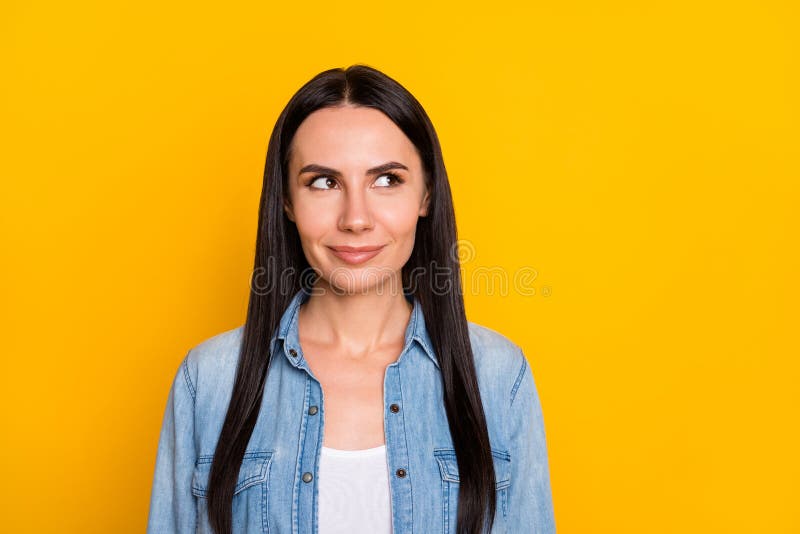 Close Up Portrait Of Her She Nice Looking Attractive Lovely Pretty Cute