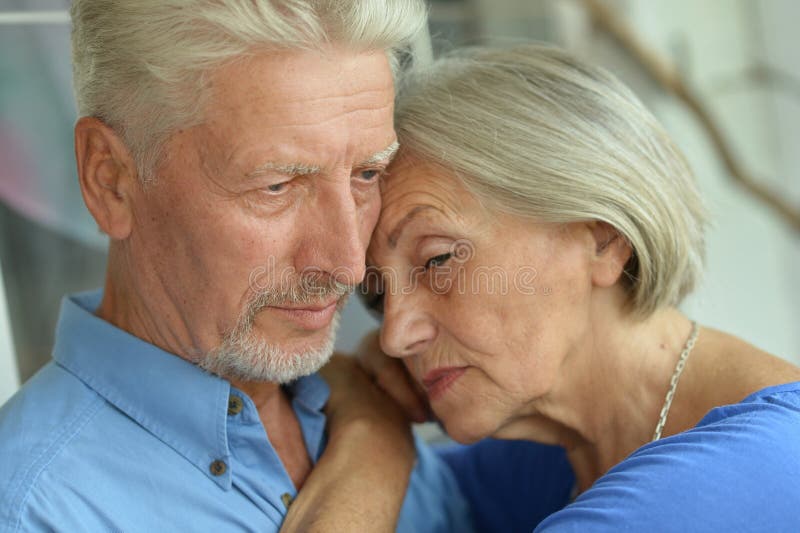 Sad senior couple stock image. Image of leisure, aged - 101809113