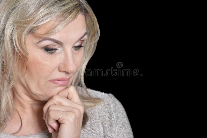 Close Up Portrait of a Sad Senior Woman Stock Photo - Image of senior ... Close Up Portrait of a Sad Senior Woman Stock Photo - Image of senior ...
