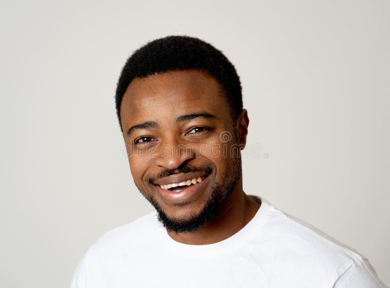 Portrait Of Smiling Attractive Cheerful Young Man Happy Face Human