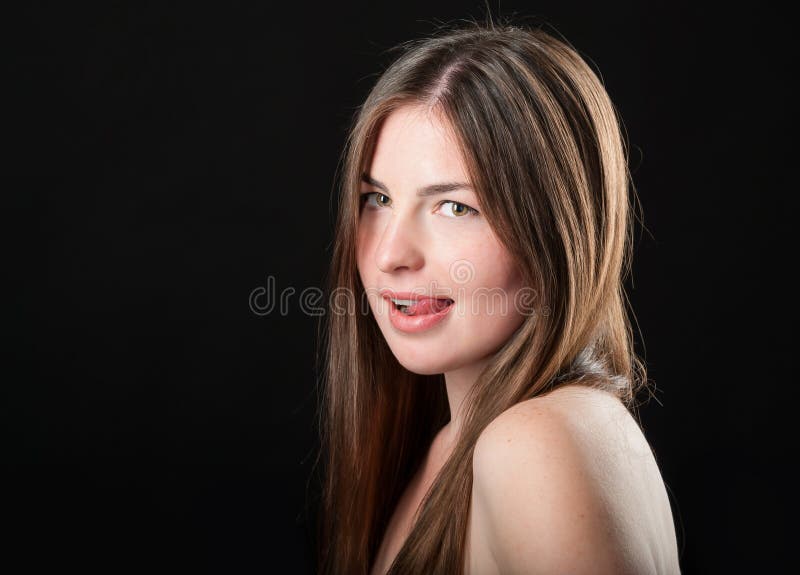 Tempting girl in sea water stock photo. Image of beach - 10565768
