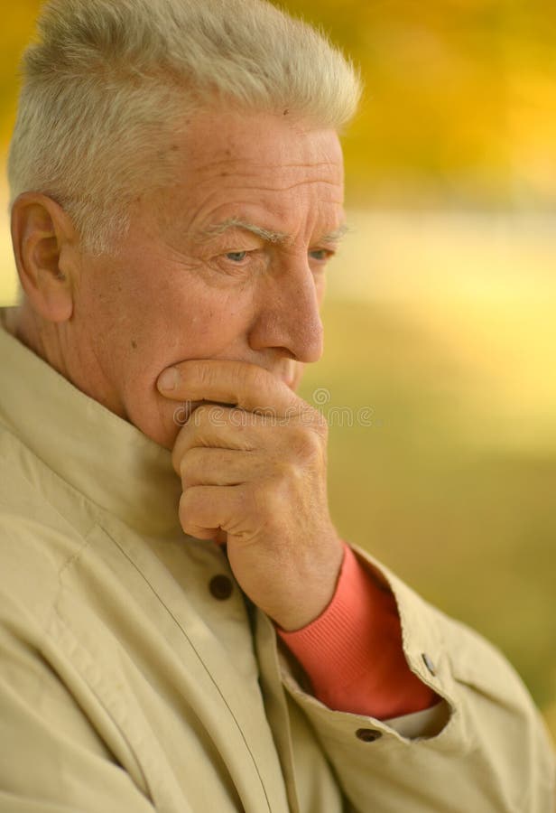 Close Up Portrait of Thoughtful Senior Man Stock Image - Image of elder ... Close Up Portrait of Thoughtful Senior Man Stock Image - Image of elder ...