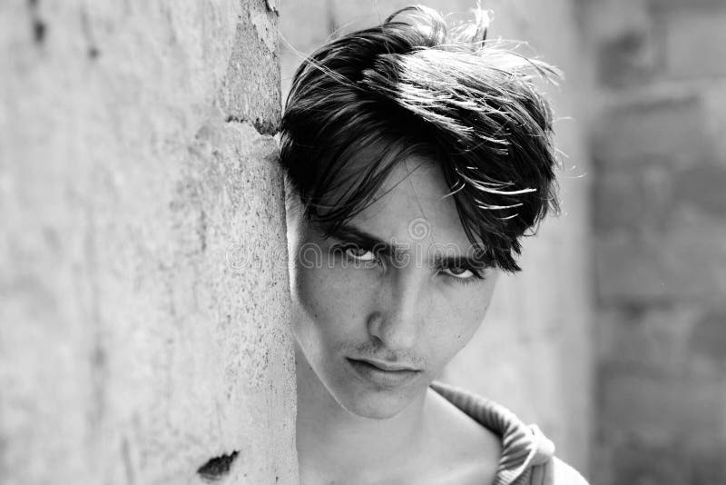Close Up Portrait of a Very Handsome Man. Serious Man Face. Man Face ... Close Up Portrait of a Very Handsome Man. Serious Man Face. Man Face ...