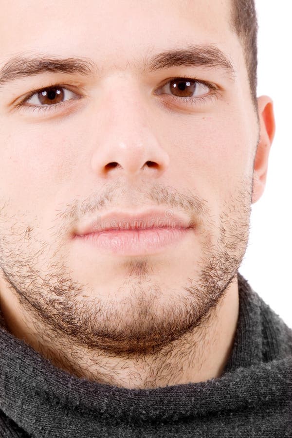 Close-up Portrait of Young Serious Man Stock Photo - Image of handsome ... Close-up Portrait of Young Serious Man Stock Photo - Image of handsome ...