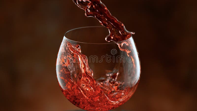 Close-up of Pouring Red Wine in Cellar Stock Image - Image of alcohol ...