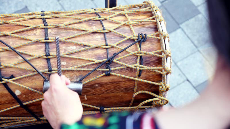 Drumming. National Korean Music and Musical Instruments Stock Video ...