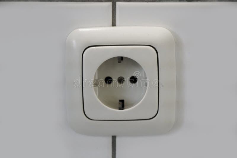Close-up of a power outlet stock photo. Image of outlet - 274759112