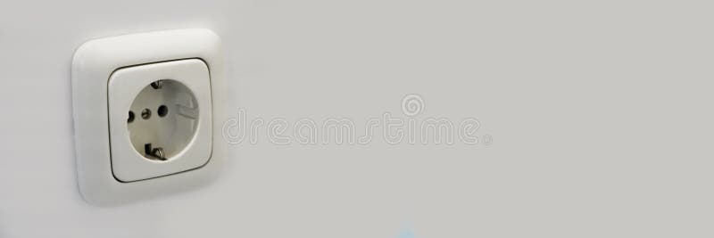 Close-up of a power outlet stock photo. Image of brand - 274759114