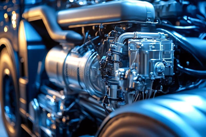 Advanced Diesel Engine Technology Power Innovation Modern Industrial ...