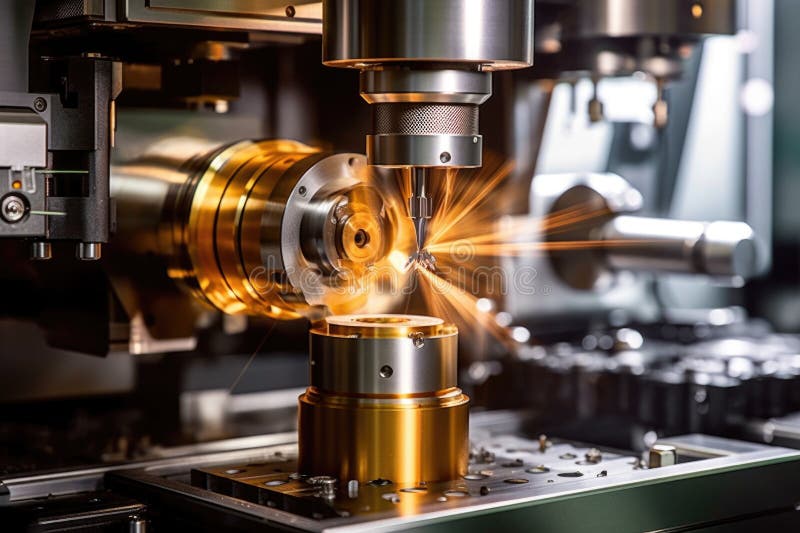 Work on Grinding Machine Flat Vector Illustration, Cartoon Worker ...