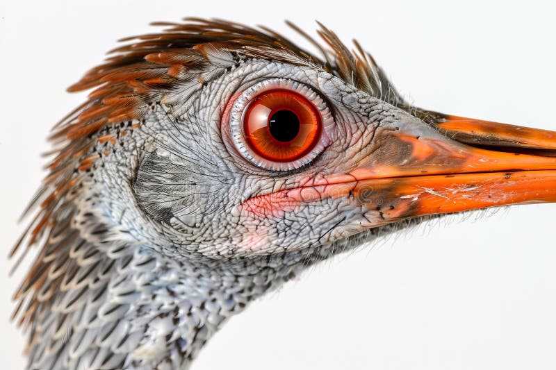 Close Up of a Prehistoric Birds Head, Ideal for Educational and ...
