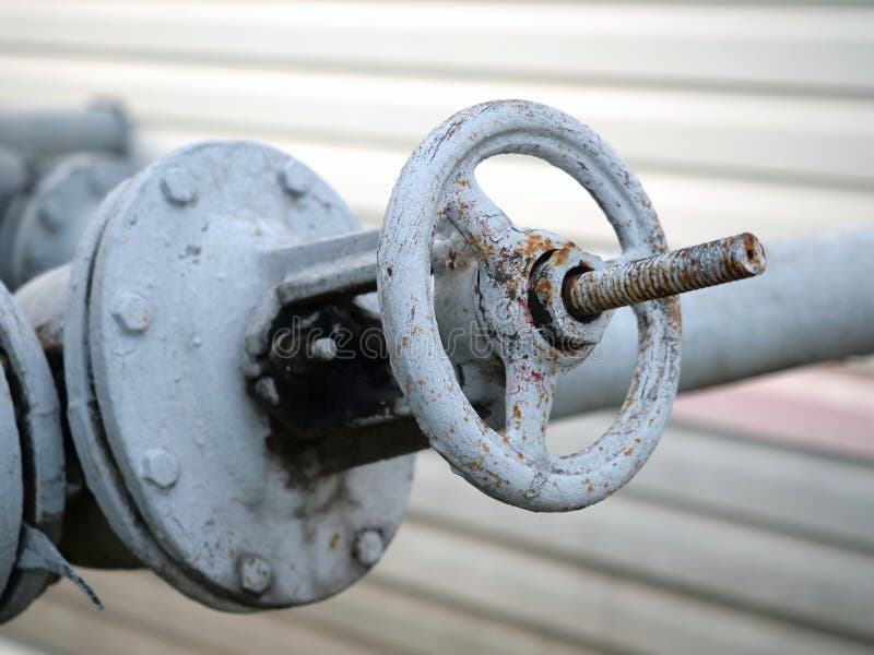 Close-up Pressure Control Shutoff Valve Stock Image - Image of little ...