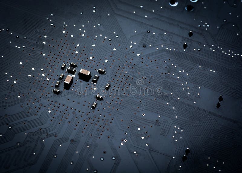 Computer chip top view stock image. Image of electronic - 3378891