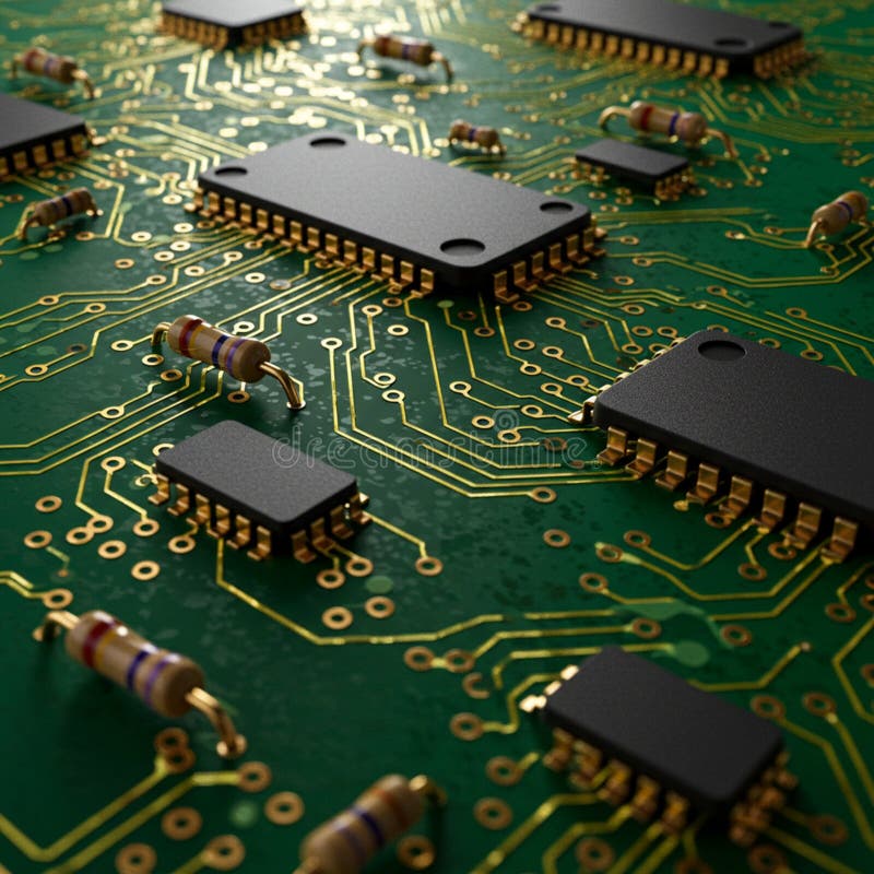 Electronic Substrate Stock Illustrations – 268 Electronic Substrate ...