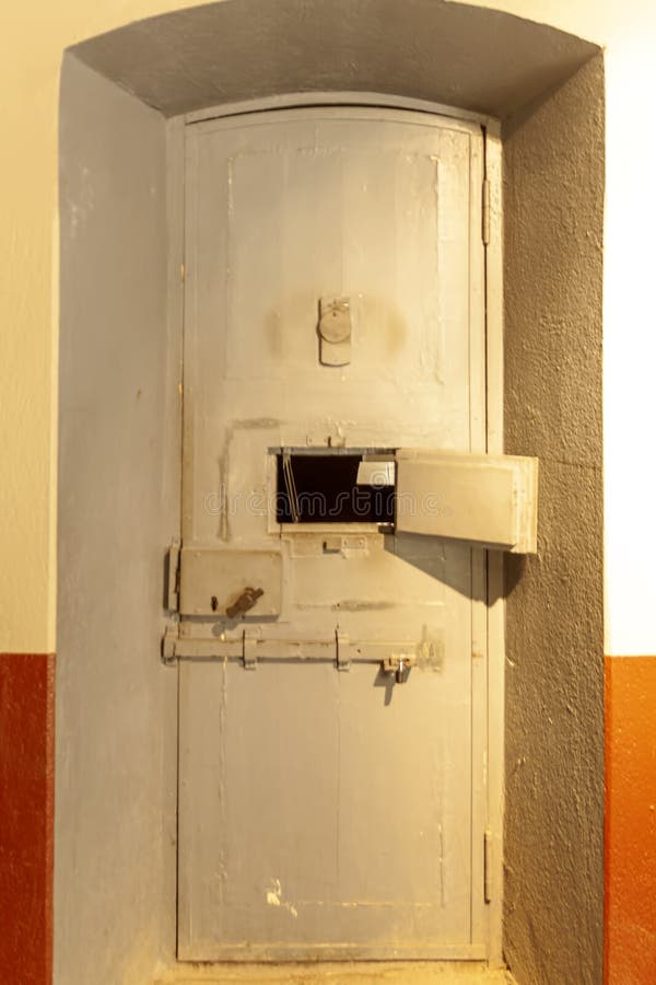 Close Up of a Prison Cell Door in a Very Old Prison Stock Image - Image ...