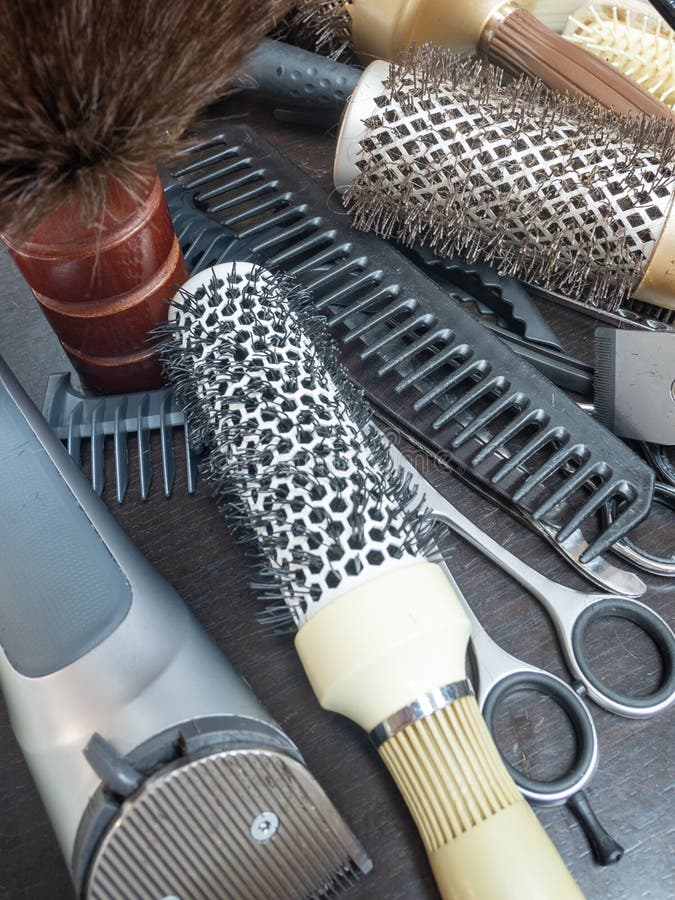 Professional barber tools stock photo. Image of hairstyle - 249514828