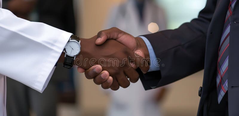 Close-up of a Professional Handshake between Diverse Businessmen. Stock ...