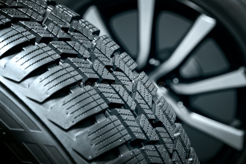 Close Up Profile Modern Car Tyres Stock Image - Image of wheel, profile ...