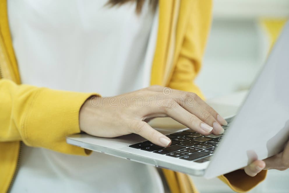 Close Up Programmer is Coding and Programming Software. Stock Photo - Image of project, desktop ...