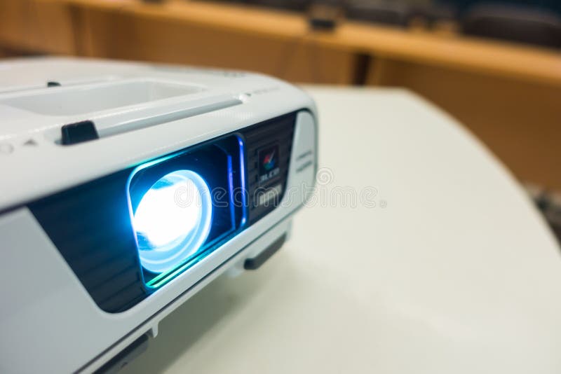 Projector on the table stock photo. Image of lesson, notebook - 1966036