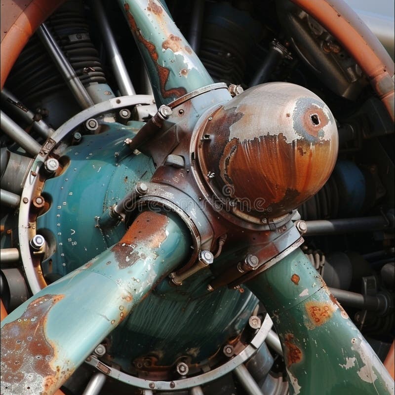 Close-up Propeller Plain Near Building, Captivating Architectural ...