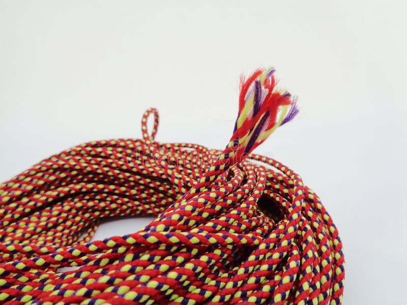 Close Up Prusik Rope Texture. Prusik Rope Sometime Used As Rope ...