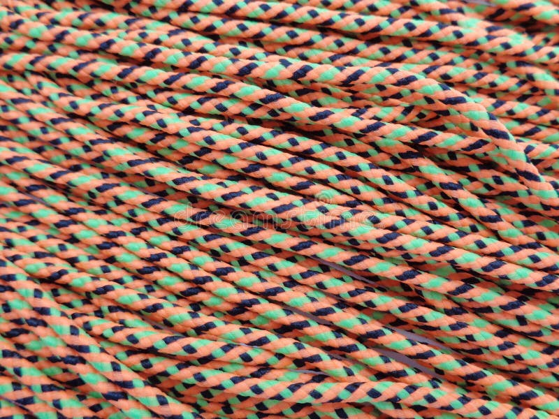 Close Up Prusik Rope Texture. Prusik Rope Sometime Used As Rope ...