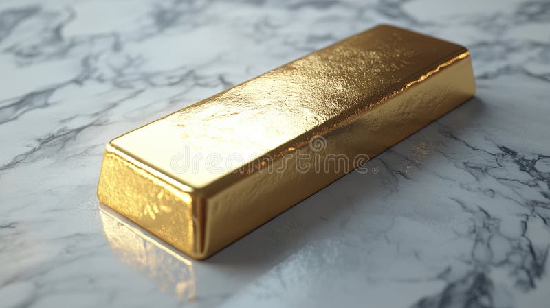 Close up pure gold bar stock photo. Image of horizontal - 343800178