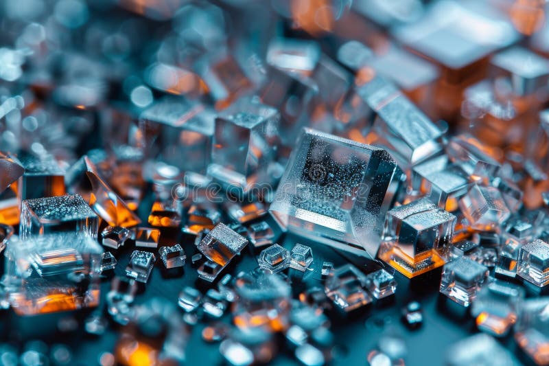 Close Up Semiconductor Chips and Circuit Boards for AI Computer ...