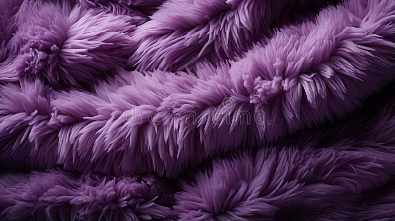 A Close Up of Purple Fluffy Fabric Stock Illustration - Illustration of ...