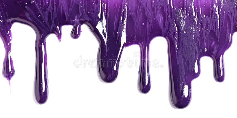 Close Up of Purple Liquid Dripping Down a Wall. Suitable for Various ...
